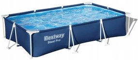 Obdélníkový bazén s konstrukcí BESTWAY STEEL PRO 300x201x66 cm