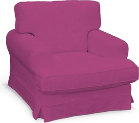 Potah na křeslo IKEA Ekeskog barva růžová látka pletený vzor