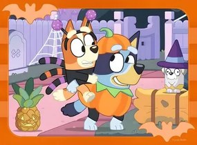 RAVENSBURGER Puzzle Bluey Halloween 4v1 / 12+16+20+24 dílků