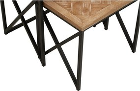 Odkládací stolky v sadě 2 ks z jedlového dřeva 38x51 cm Kickford – Premier Housewares