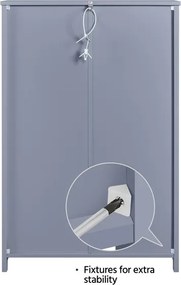 Koupelnová skříňka Yaheetech – šedá (257042003784)