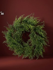 Sinsay - Dekorativní vánoční věnec - zelená