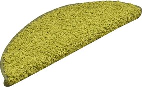 Kobercové nášlapy na schody 15 ks zelené 56 x 17 x 3 cm 322382