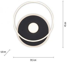 JUST LIGHT. 15046-18 - LED Stmívatelné stropní svítidlo DOMINO LED/26,5W/230V