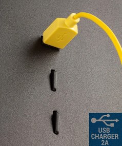 Nástěnné světlo nad postel s USB nabíječkou ZEN/LED 16+3W