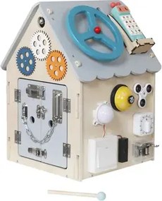 2Kids Toys Activity board Domeček šedá / od 3 let