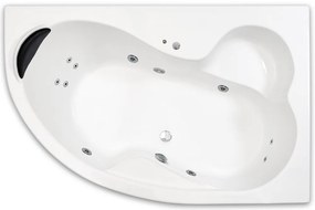 Arttec Niké Surf 160 x 105 cm vana hydromasážní akrylátová pravá PAN04399