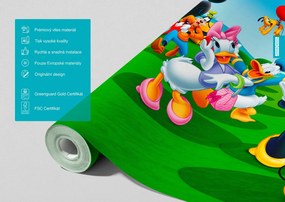 Dětská vliesová fototapeta na zed' Mickey Mouse a Přátelé, Disney | 155 x 110 cm | DFTDNM 5212