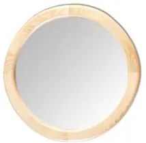ImportWorld Dřevěné zrcadlo Sonia průměr 56 cm (Barva dřeva: Ořech)
