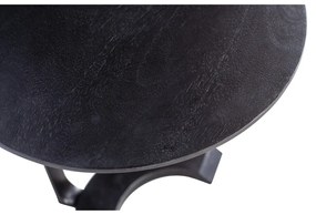 Černý odkládací stolek z mangového dřeva WOOOD Floor