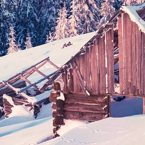 Malvis Tapeta Horská zimní krajina Vel. (šířka x výška): 288 x 200 cm