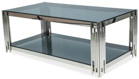 Konferenční stolek Fabiola (sklo + chromová). 1050162