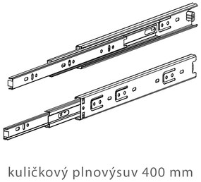 PIXEL | psací stůl PX8 | 125 cm | se zásuvkami | dub/bílá lux/šedá