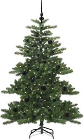 Umělý Skládací Vánoční Strom Zelená 150 cm PVC a ocel 3397654