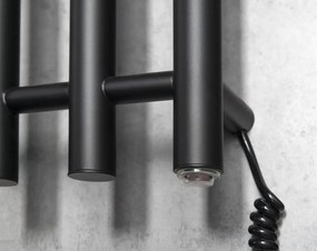 Sapho Papinado elektrický sušák ručníků 263 x 1200 mm 85 W černá matná ER350