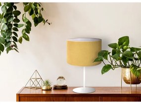 Duolla - Stolní lampa BRISTOL 1xE14/15W/230V pr. 17,5 cm žlutá/bílá