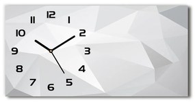 Wallmuralia Skleněné hodiny na stěnu tiché Abstrakce pozadí 60x30 cm