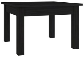 814228 vidaXL Konferenční stolek černý 45 x 45 x 30 cm masivní borové dřevo