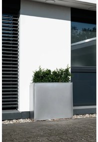 Květináč ELEMENTO, pozink, šířka 90 cm, stříbrný