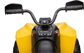 LEAN CARS Čtyřkolka na akumulátor DK-CA002 4x4 12 V 10 Ah, žlutá