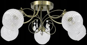Stropní pokojová lampa 8964/5 21QG glamour mosaz