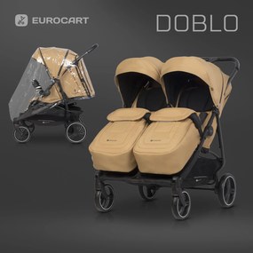 Sourozenecký kočárek Euro-Cart Doblo Camel