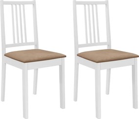3dílný jídelní set MDF bílý 276408