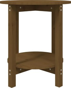 vidaXL Konferenční stolek Ø 55 x 60 cm masivní borové dřevo [822355] Barva: medová hnědá