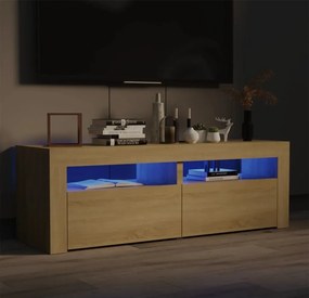 vidaXL TV skříňka s LED osvětlením 120x35x40 cm [804360] Barva: dub sonoma