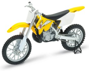 Welly Motocykl Suzuki RM250 1:18 žlutý