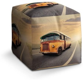 Sablio Taburet Cube Autobus veterán: 40x40x40 cm