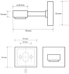 Sapho Sapho, X-SQUARE mýdlenka magnetická chrom, XQ801