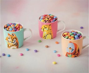 Modrý porcelánový hrnek Maxwell &amp; Williams Pete Cromer Tiger, 375 ml