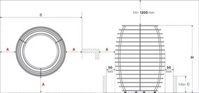 HUUM saunová kamna elektrická HIVE, Steel 18