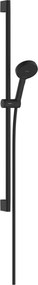Hansgrohe Activera S - Set sprchové hlavice, tyče a hadice, 2 proudy, EcoSmart+, Water Boost, matná černá 28864670