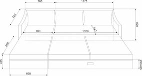 Novoterm Zahradní ratanový set MALTA, sedačka + taburet + stůl