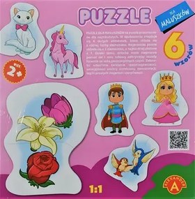 ALEXANDER Baby puzzle Princezna 6v1 / Puzzle / 6x 2-7 dílků