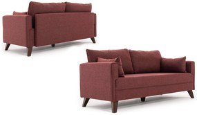 Hanah Home Pohovka BELLA bordó 177 cm 825BLC1515