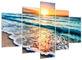 Obraz mořské pláže (150x105 cm)