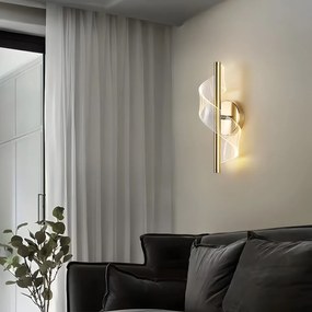Nástěnné LED svítidlo G032-W zlaté/neutrální bílá