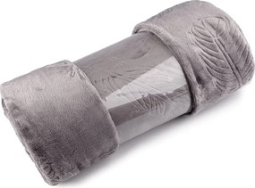 LADO Deka fleece pírka 150x200 cm Varianta: 3 šedá, Balení: 1 ks