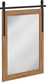 HOMCOM nástěnné zrcadlo ve venkovském stylu, 61 × 86,5 cm