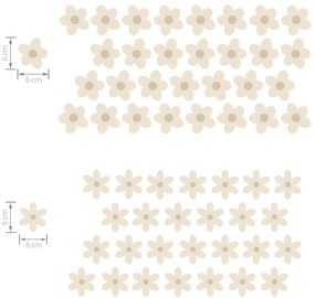 Samolepky na stěnu KVĚTINY žluté