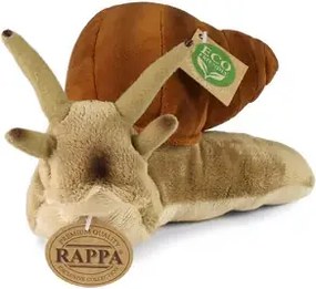RAPPA Plyšový šnek/hlemýžď 24 cm / ECO-FRIENDLY / od 0 měsíců