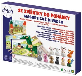 Detoa Magnetické divadlo se zvířátky do pohádky