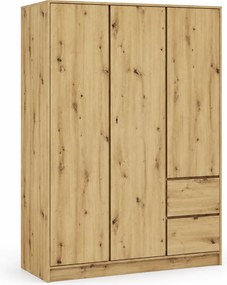 Šatní skříň Bamio 147, dub artisan