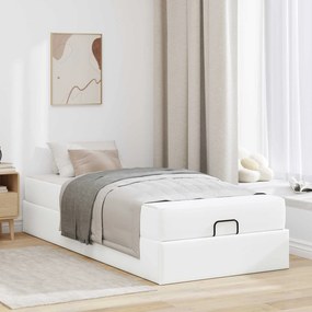 Rám postele s matrací Jiný 2 ks Bílá PVC 3399414