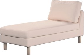 Potah na šezlong IKEA Karlstad samostatný, krátký barva růžová látka pletený vzor