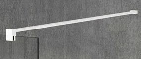 Erga Paris, sprchová zástěna Walk-In 50x200 cm, 8mm sklo námraza, bílý profil, ERG-V02-PARIS-050x200-FR-WH