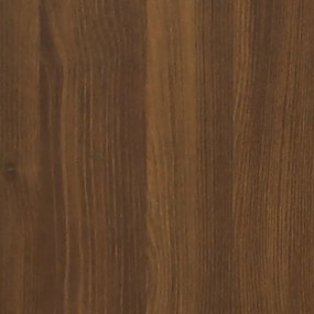 vidaXL 2dílná koupelnová sestava hnědý dub kompozitní dřevo